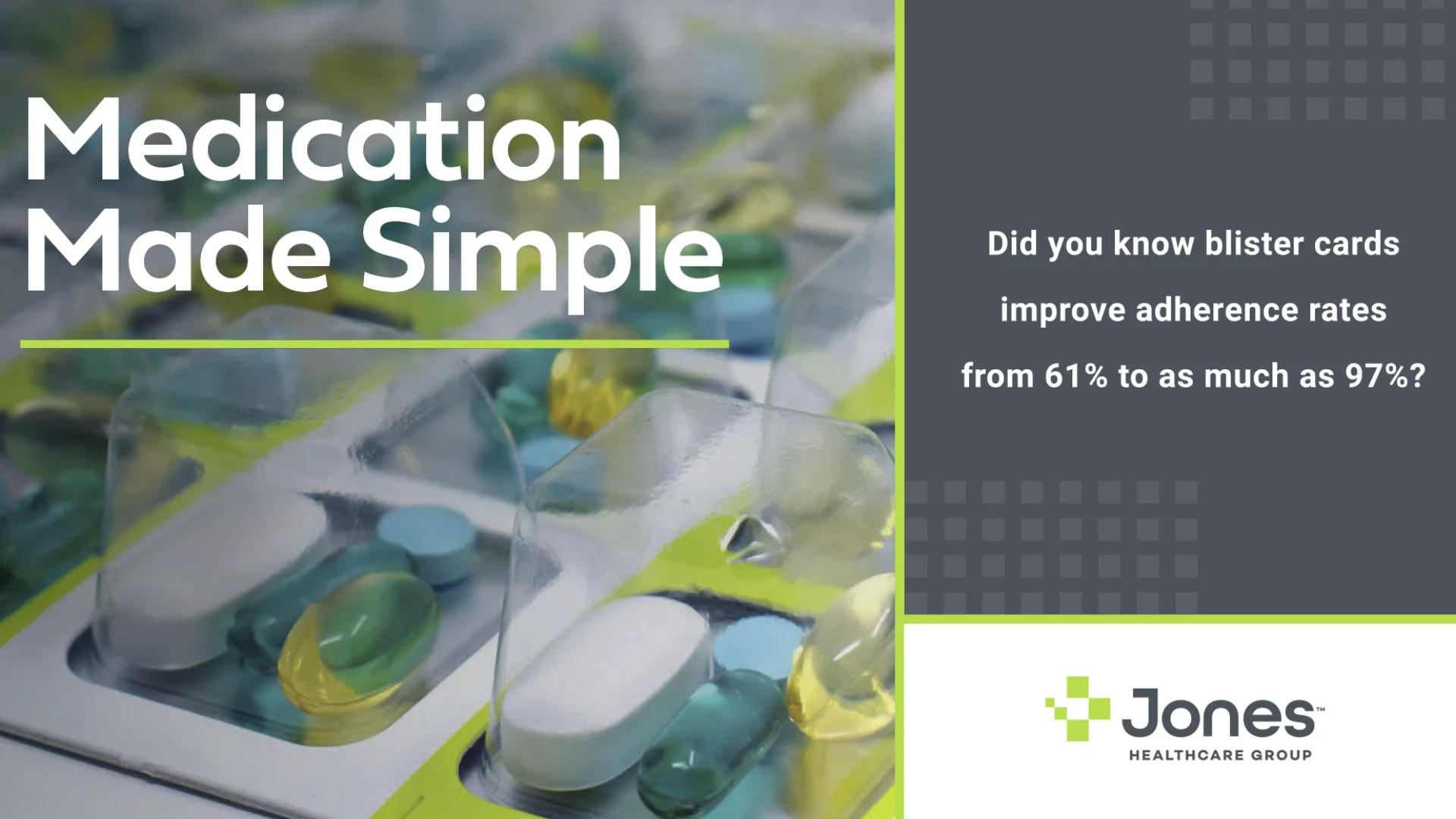 Unit Dose & Multi Dose - Jones Healthcare Group | Medication Made ...