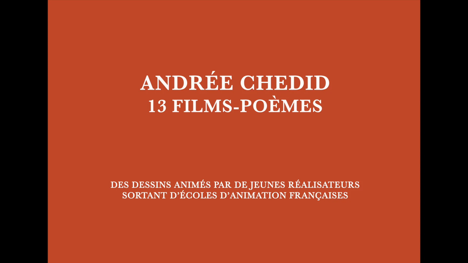 Teaser En sortant de l'école saison 8 - Andrée Chedid on Vimeo