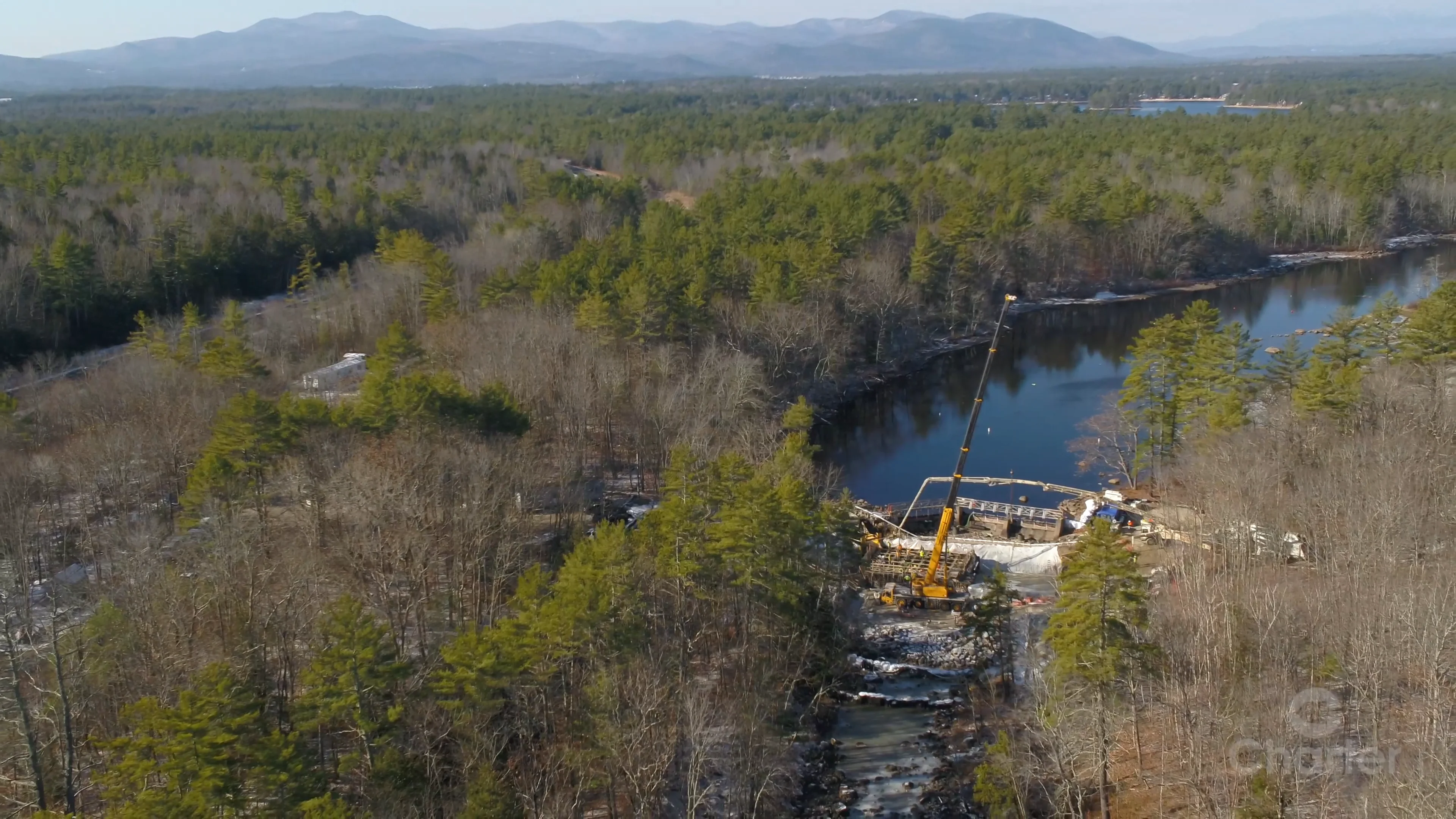 Charter Contracting Company Projects - Berry Bay Dam, Ossipee Lake ...