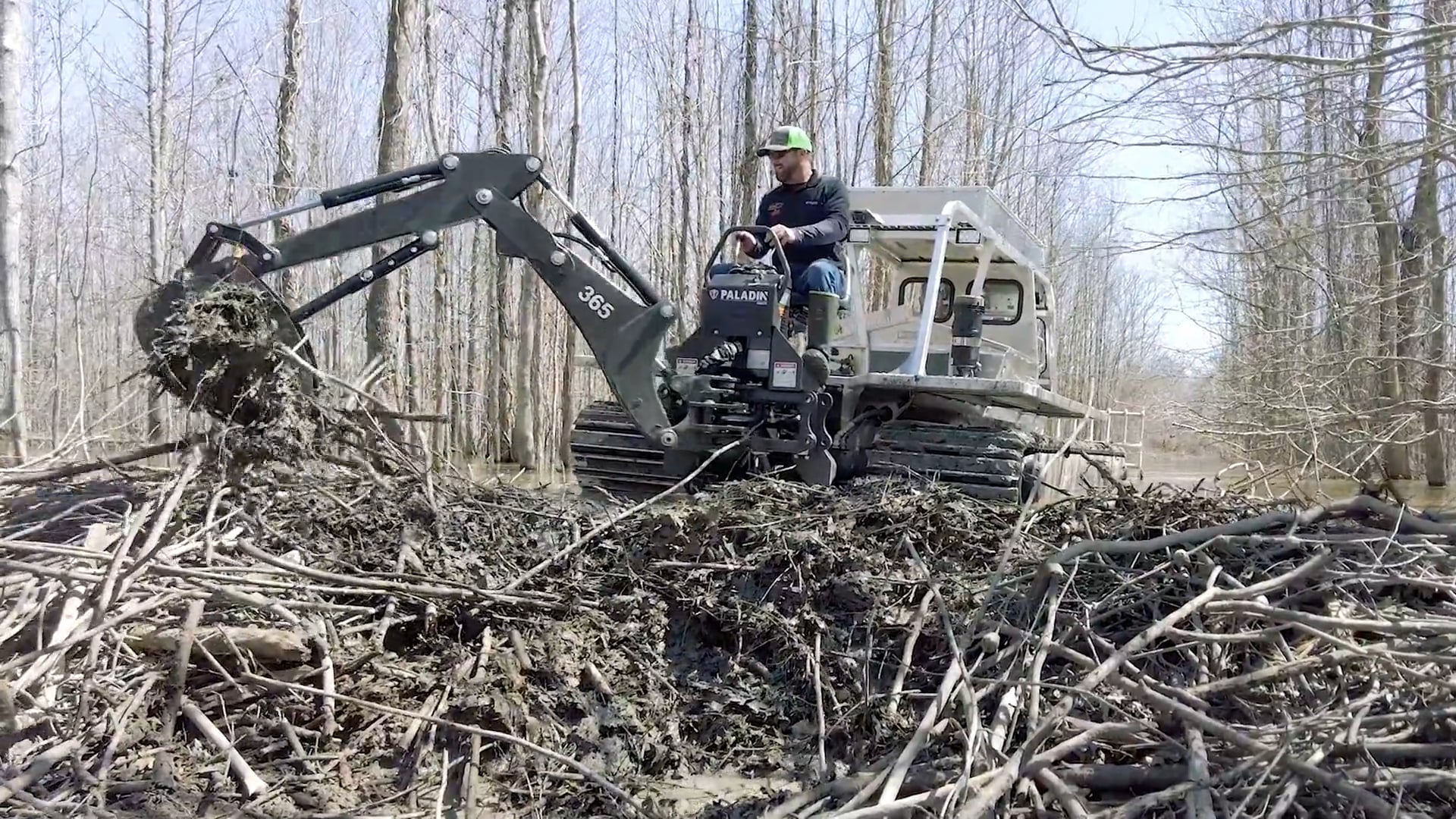 Marsh Master MM-2LX + Backhoe & Front Blade | Dam Buster! - Extended ...