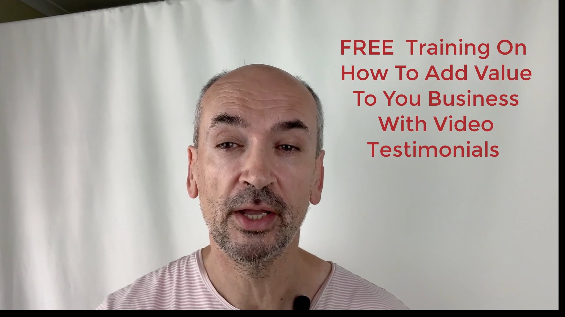 Video Testimonial on Vimeo