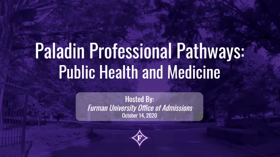 Paladin Professional Pathways: Public Health & Medicine on Vimeo