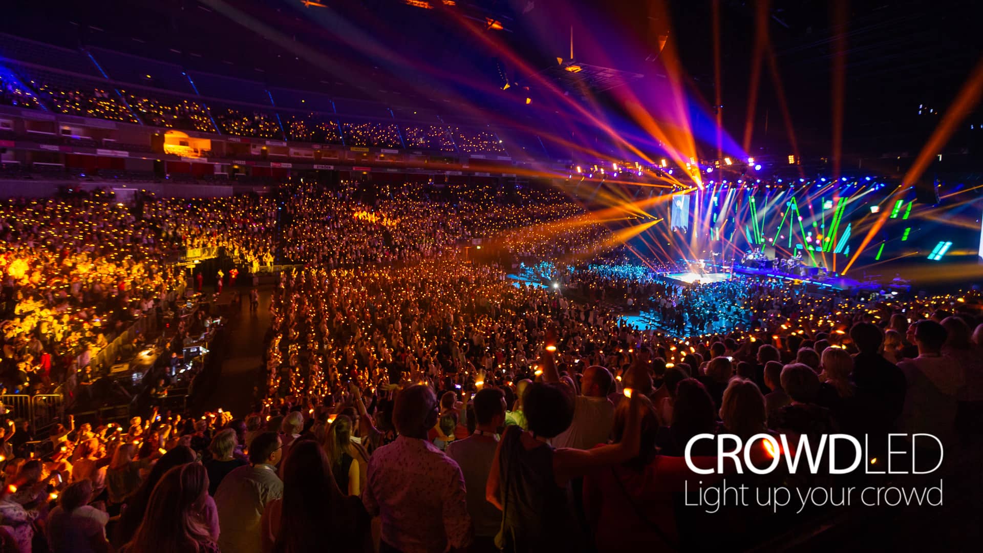 Make your crowd a visual experience, The CrowdLED LED Wristband ...
