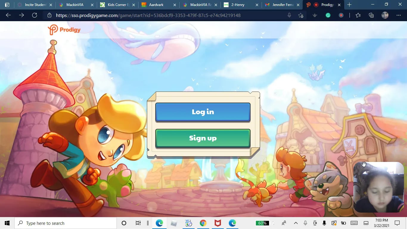 Log Into Prodigy