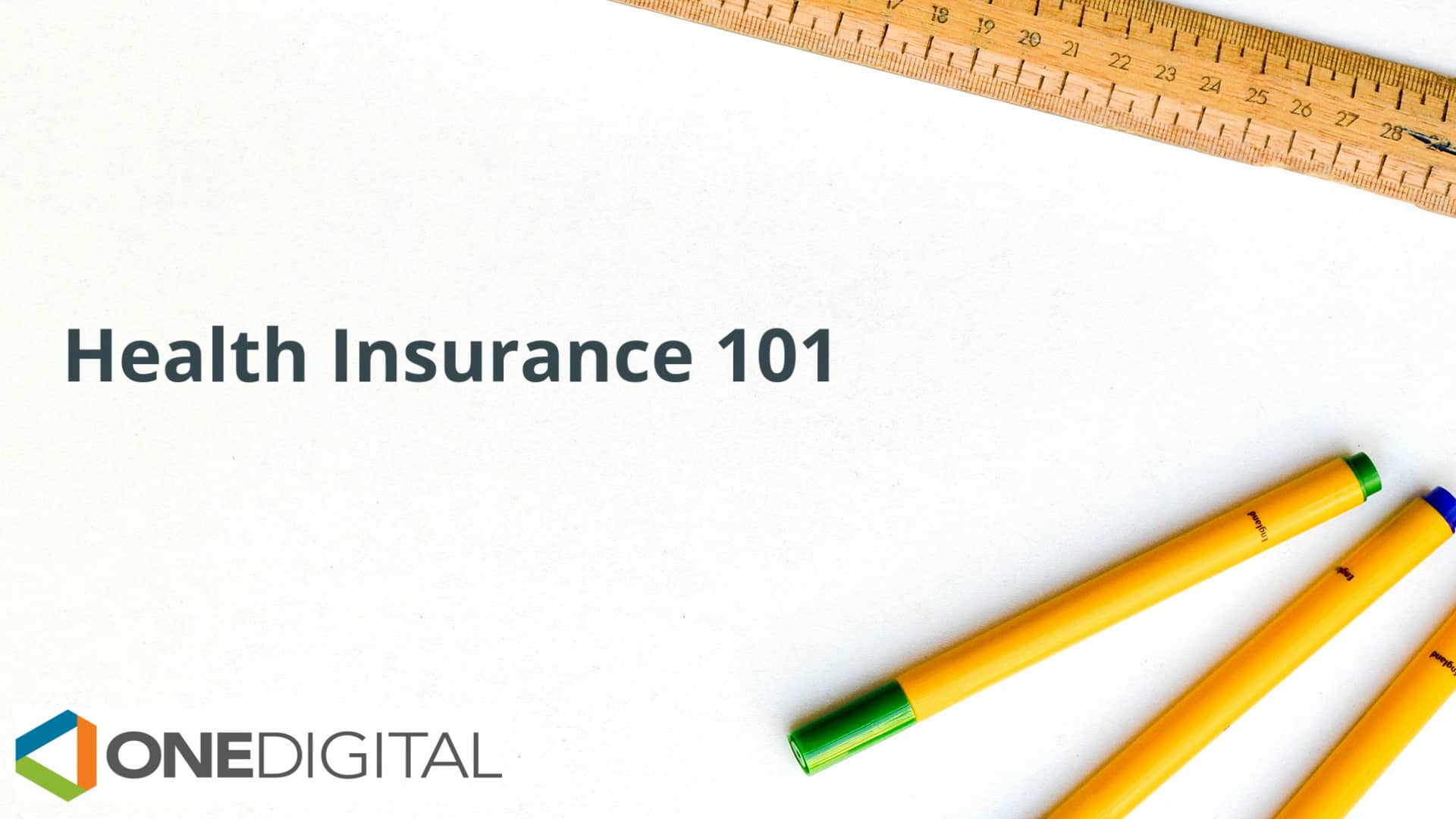 Health Insurance 101 on Vimeo