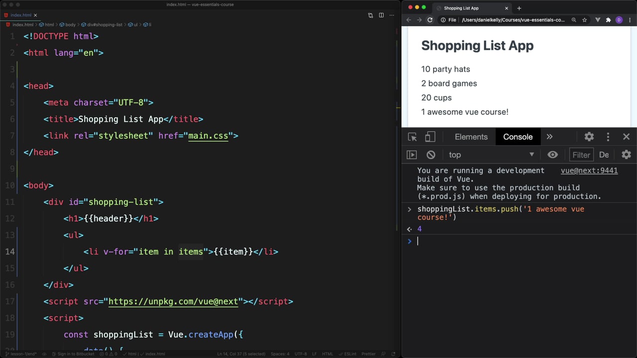 List Rendering in Vue 3 - A Vue.js Lesson From our Vue.js Course:... List Rendering in Vue 3 - A Vue.js Lesson From our Vue.js Course:...