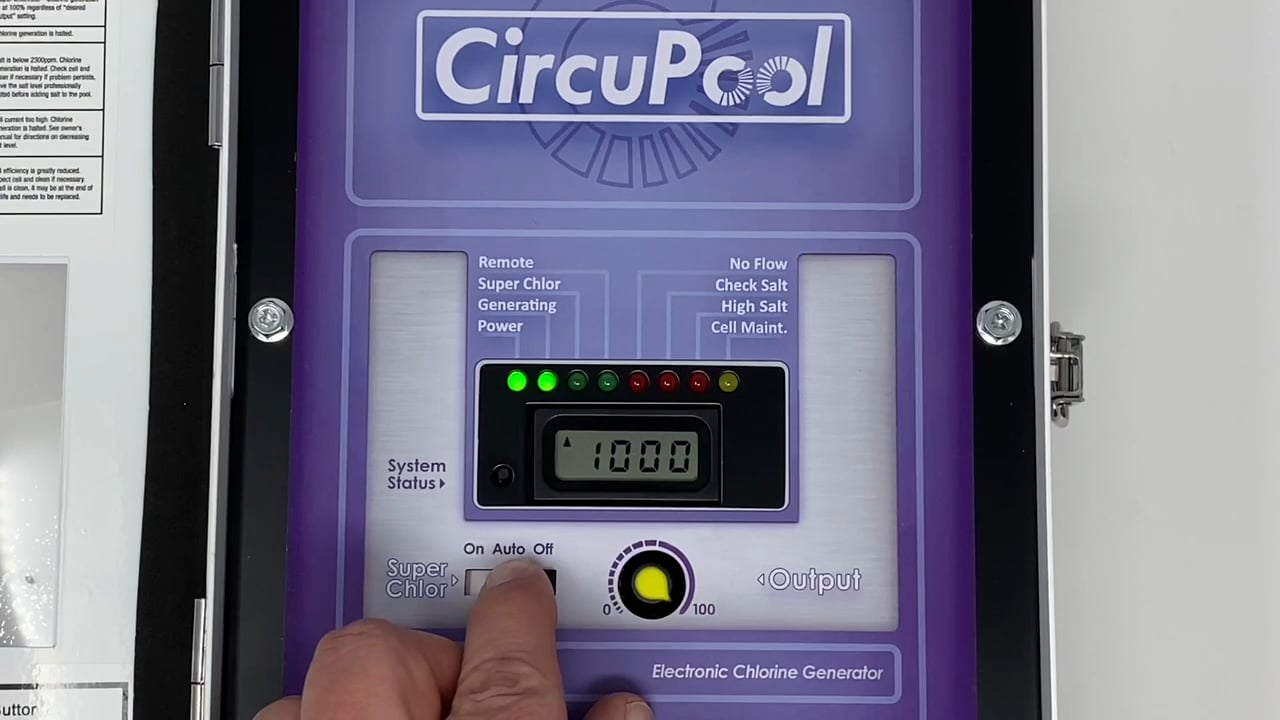 CircuPool Universal / Si-Series: How To Change Cell-Type Instructions ...
