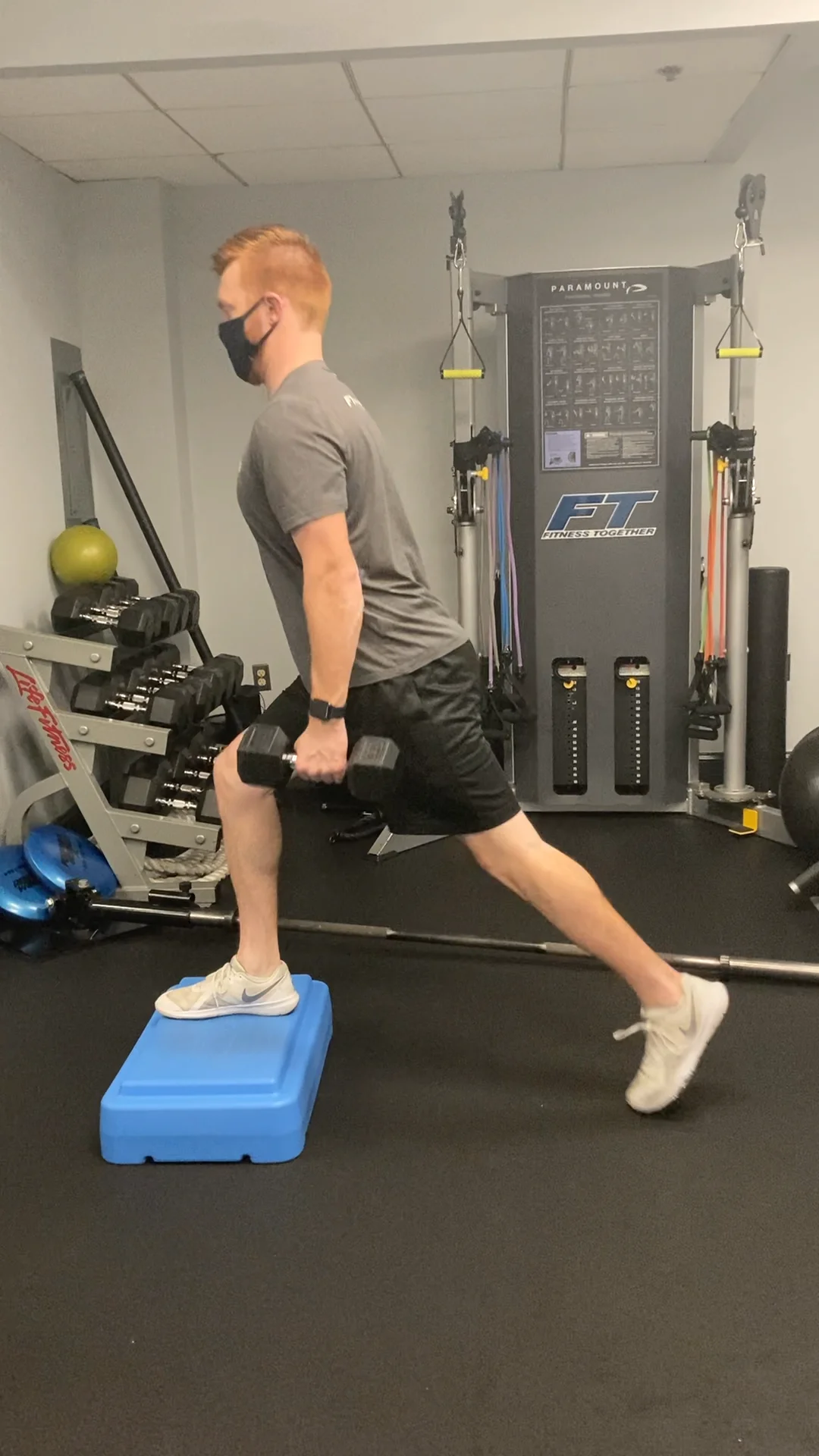 Dumbbell Front Foot Elevated Split Squat on Vimeo