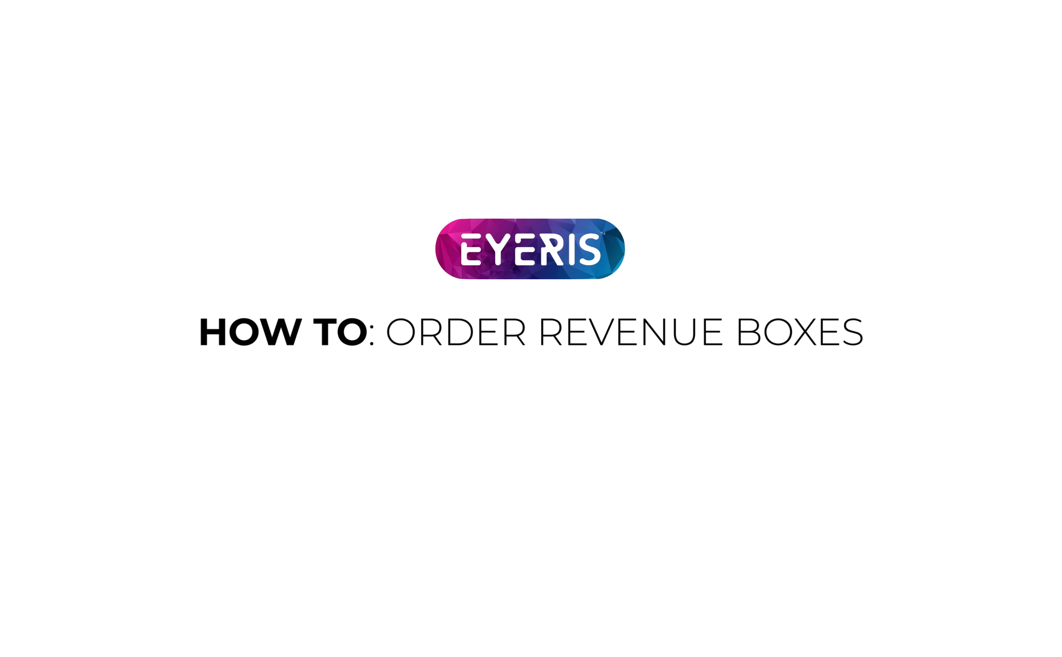 ordering revenue boxes on Vimeo