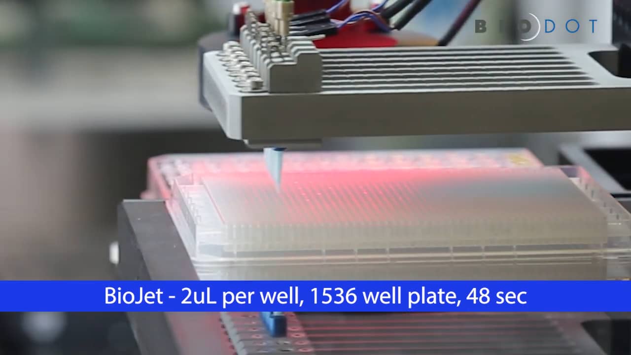 BioDot Dispensing Technologies Picoliter to Microliter Volumes on Vimeo