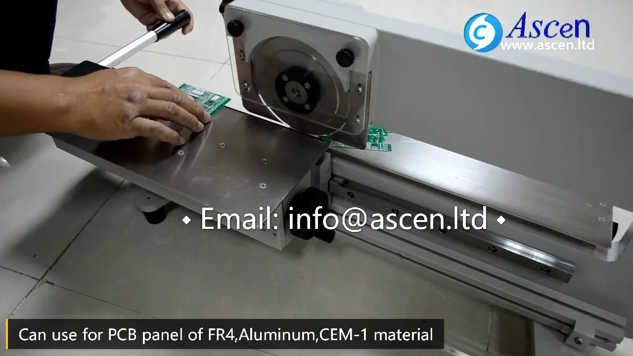 Manual PCB depaneling machine for manual depanelization V-cut on Vimeo