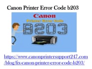 Canon Printer Error Code B203 mp4 On Vimeo