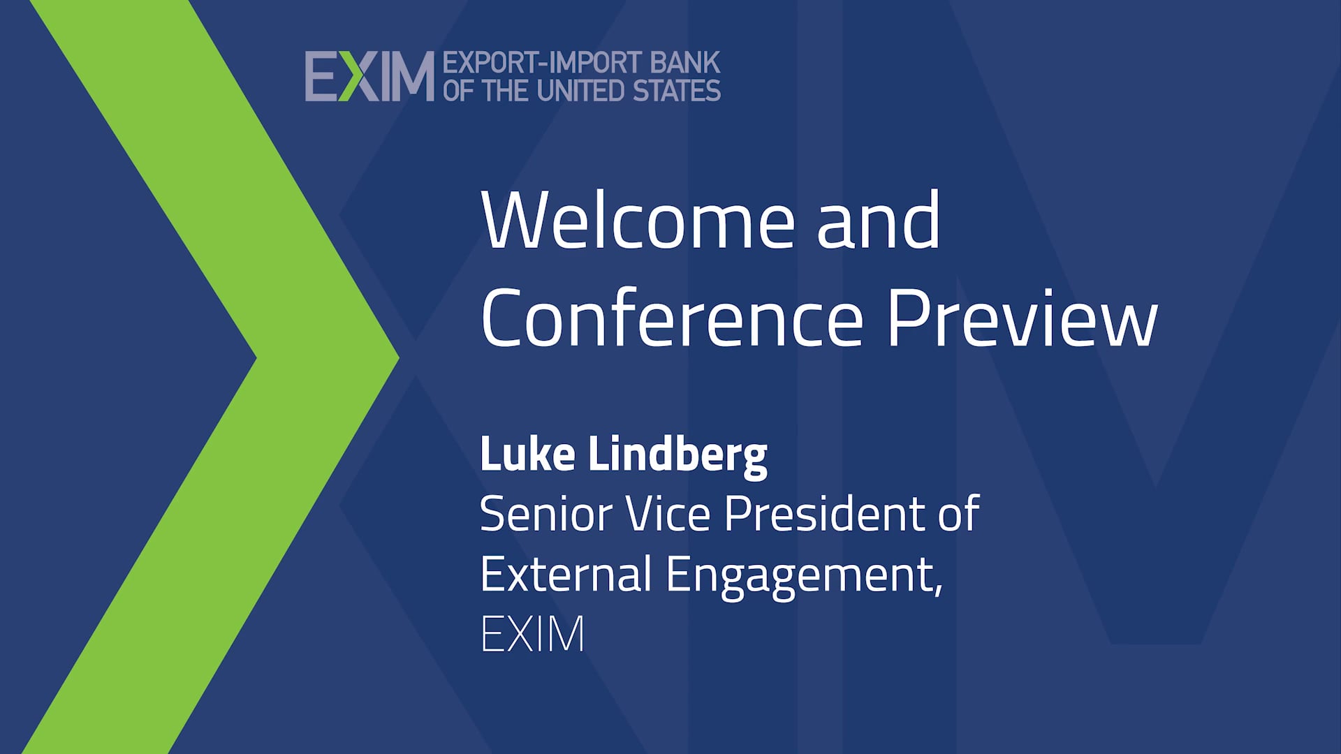Welcome and Conference Preview - Luke Lindberg on Vimeo