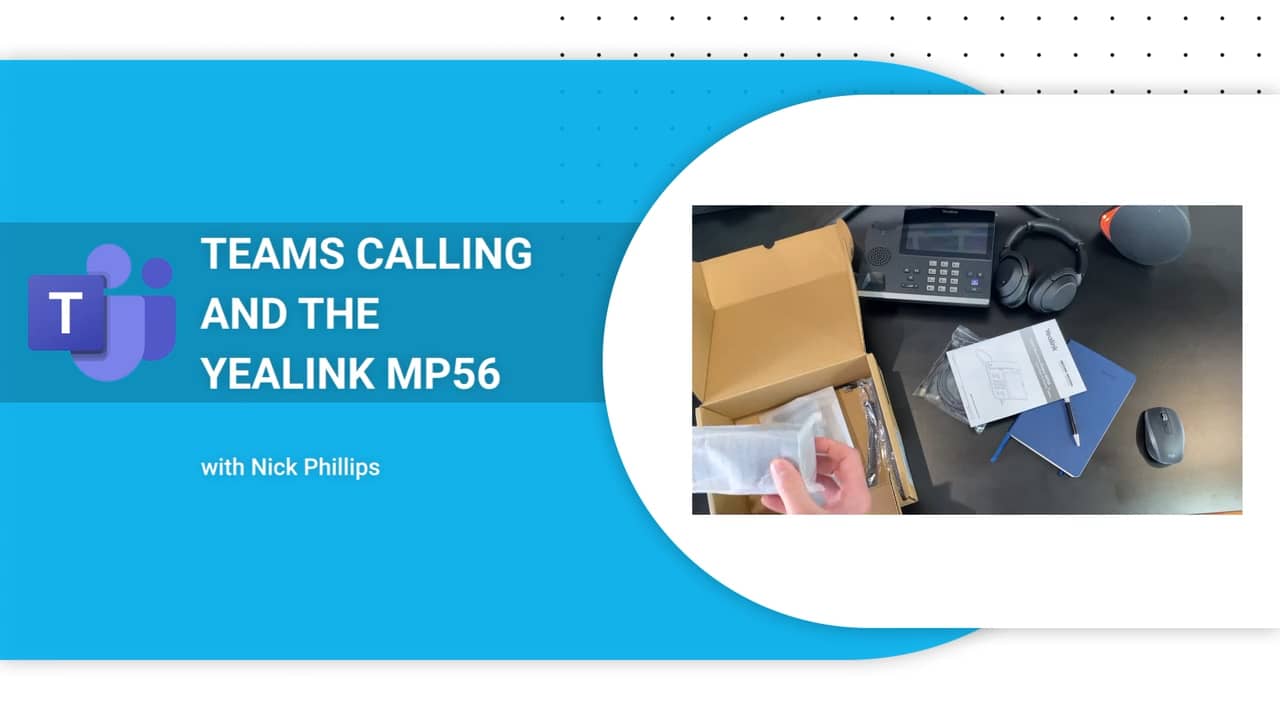 Yealink MP56 Teams Edition Unboxing on Vimeo