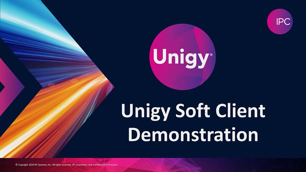 IPC Unigy Soft Client - Demo on Vimeo