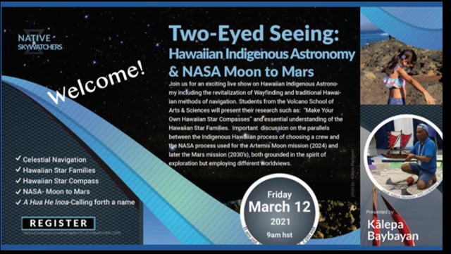 Two-Eyed Seeing: NASA & Indigenous Astronomy on Vimeo