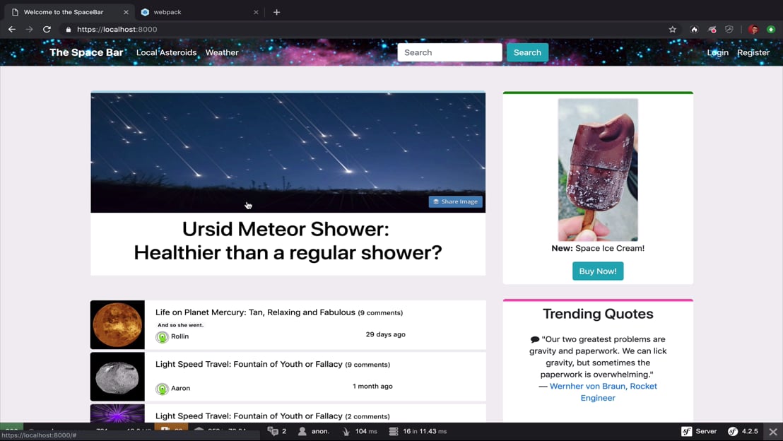 Hello Webpack Encore > Webpack Encore: Frontend like a Pro! | SymfonyCasts