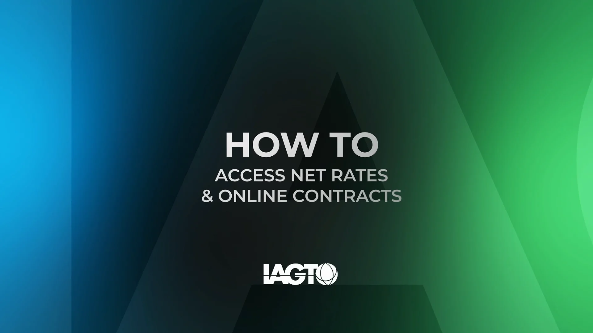 How to Access Net Rates & Online Contracts