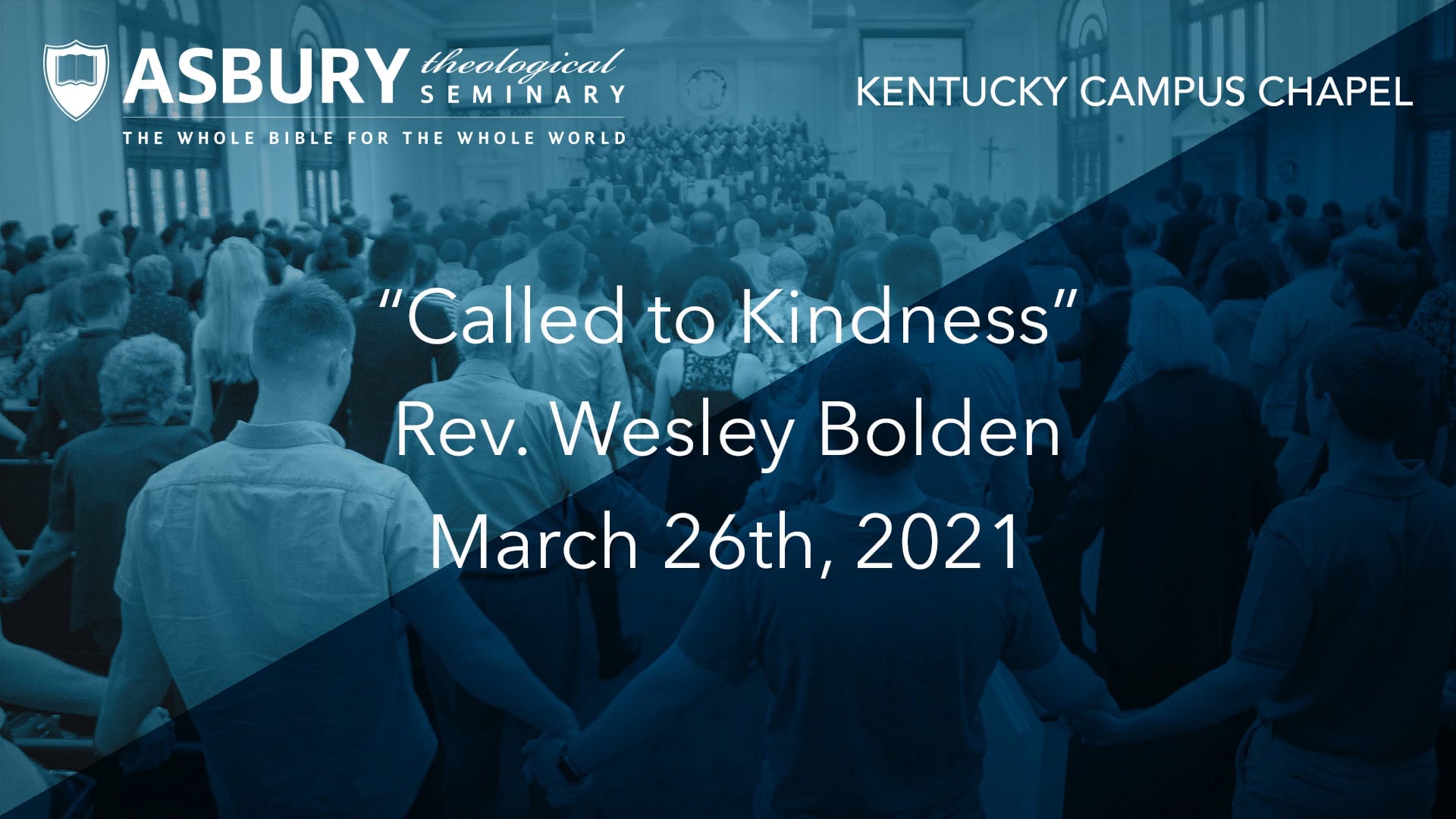 Called to kindness (Sermon only) / Rev. Wesley Bolden on Vimeo