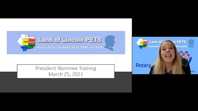 President Nominee Training at Land of Lincoln PETS 2021 on Vimeo