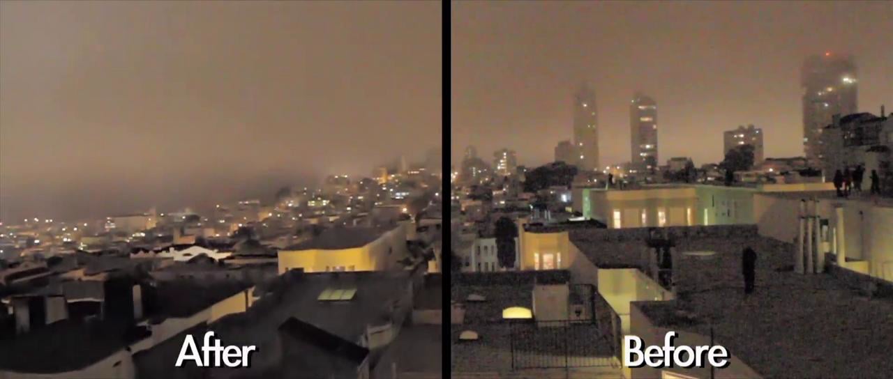 7D ISO 5600 noise reduction test with "Neat Video"