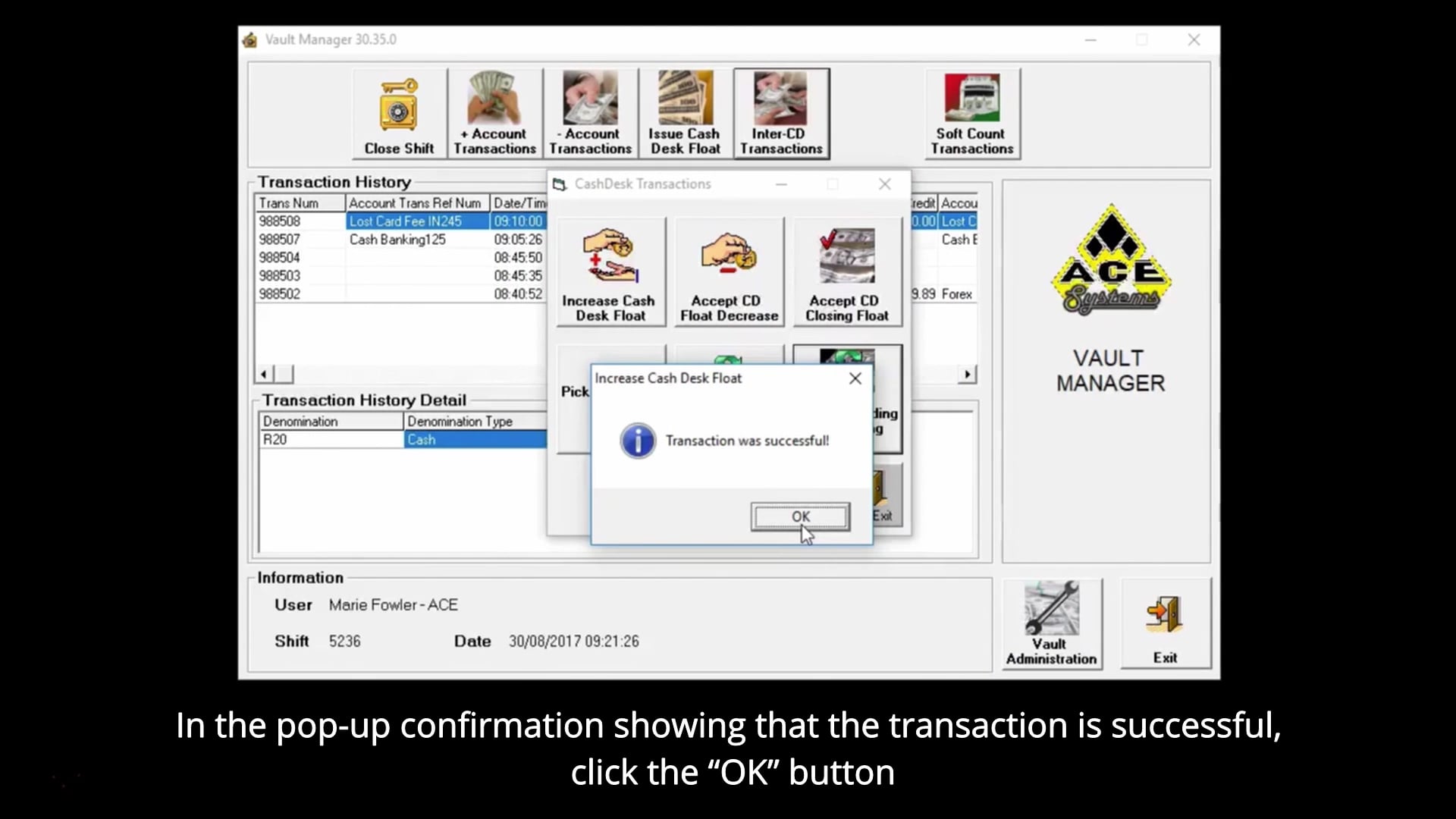 How to Amend Pending Cashier Float on Vimeo