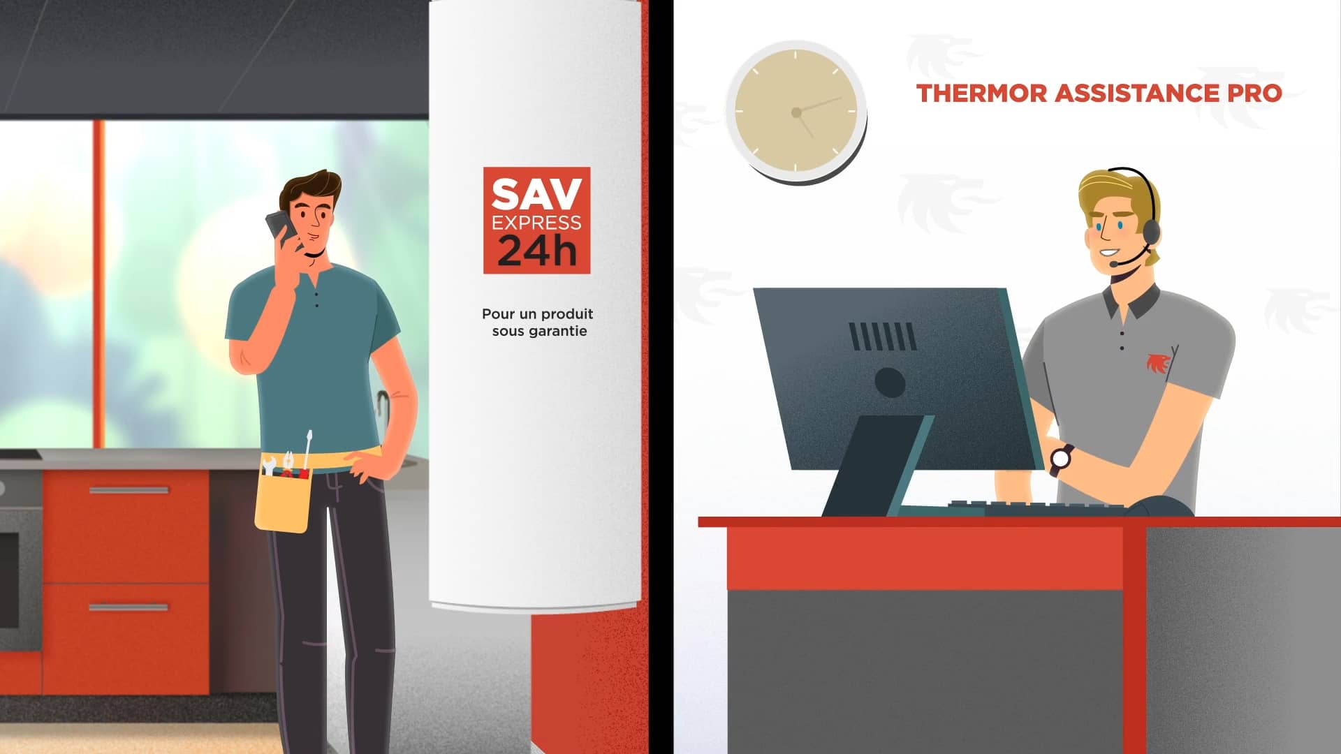 THERMOR - Présentation du service SAV Express (Chauffe-eau) on Vimeo