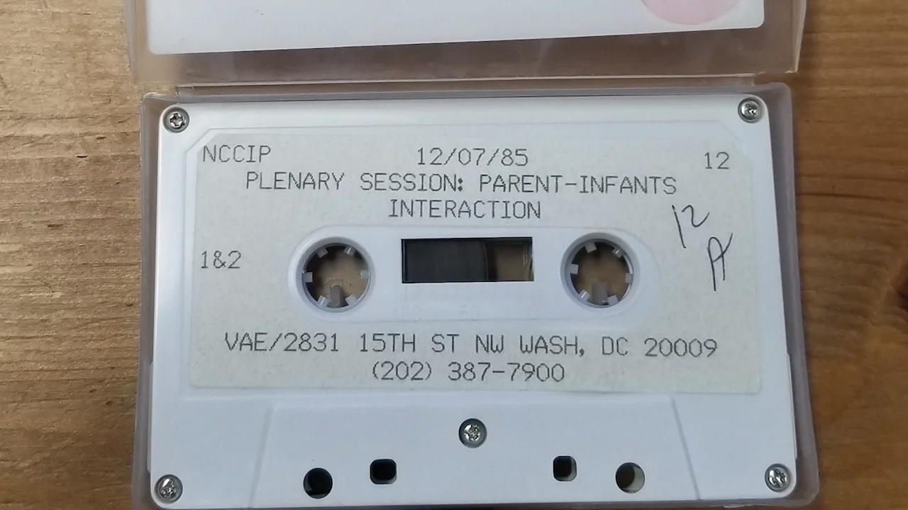 Plenary Session: Parent-Infant Interaction Dec 7, 1985 on Vimeo