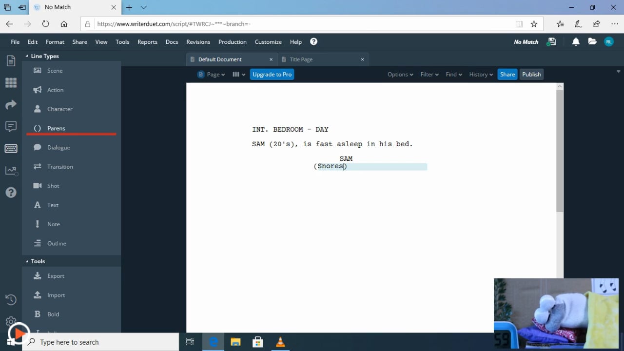 Lesson 3: How to Write a Screenplay on Vimeo