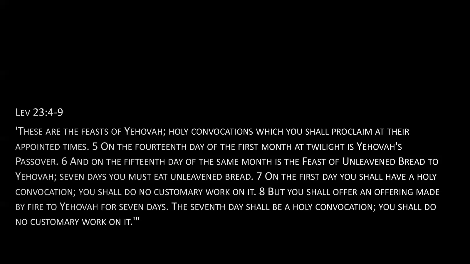 John 8-56 through 59 Passover on Vimeo