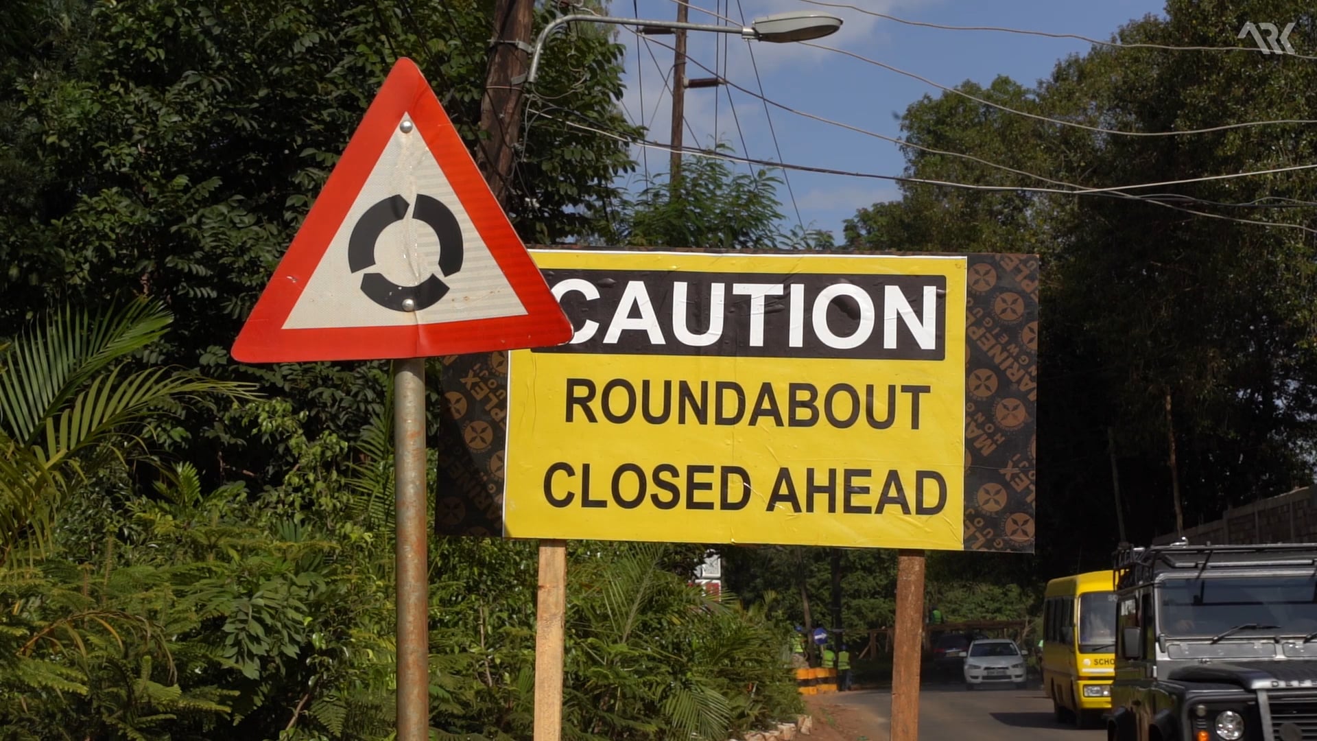 Road Closure Signage - Kenya on Vimeo