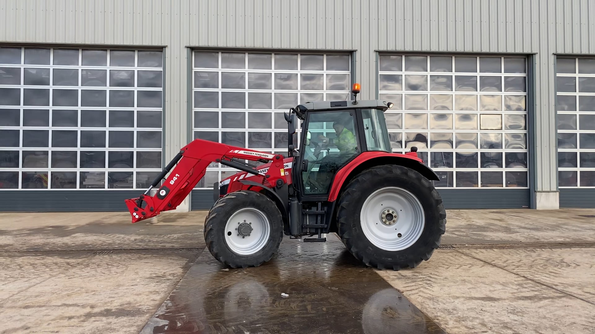 Massey Ferguson 5455 Tier 3, 4WD Tractor, MF 941 Front Loader, Cab ...