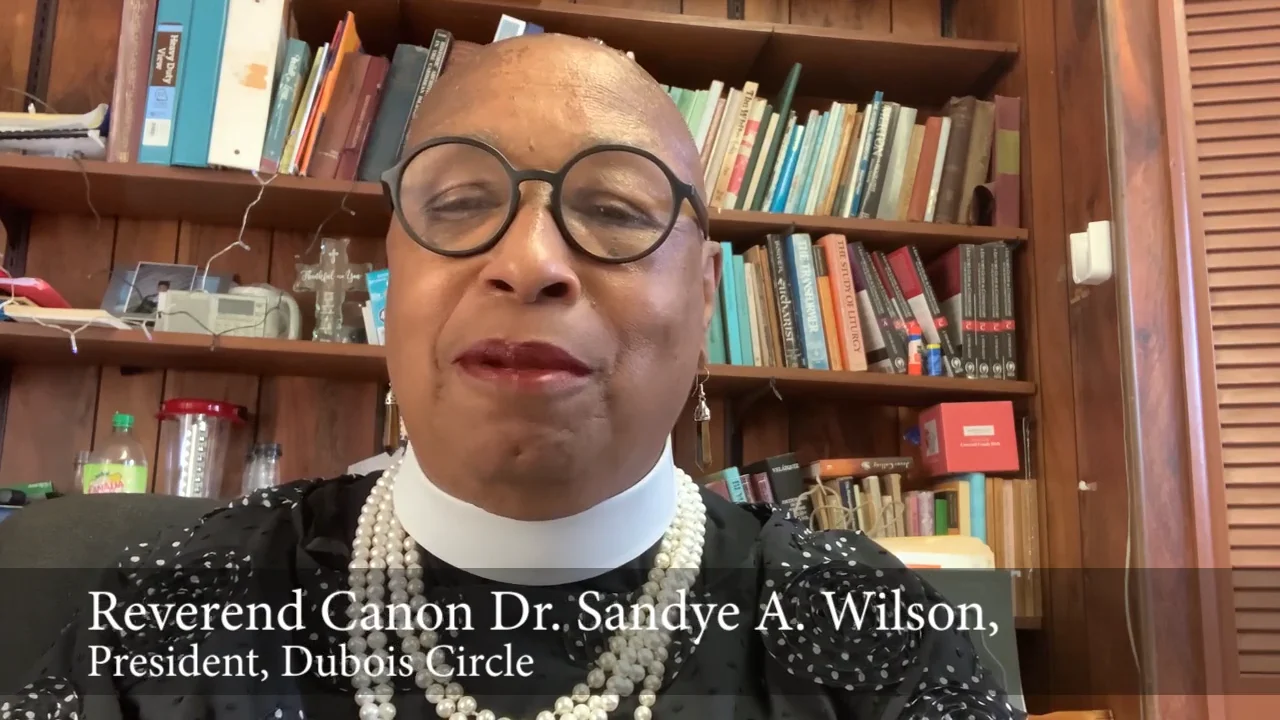 Reverend Canon Dr. Sandye A. Wilson, President, Dubois Circle - HOF ...
