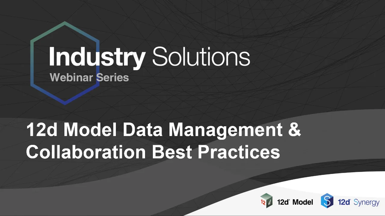 12d Model Data Management & Collaboration Best Practices Webinar on Vimeo
