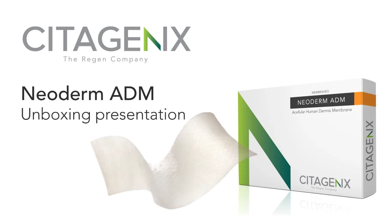 Neoderm ADM | Product unboxing on Vimeo