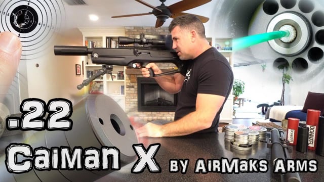 AirMaks Caiman X Regulated .22 Airgun - NEW - Airgun101