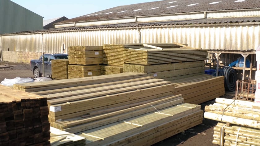 Drem Timber the largest supplier of timber in East Lothian Scotland