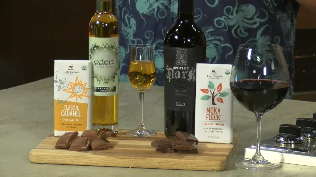 Moka Fleck Bar & Caramel Filled Milk Chocolate Bar Paired with Eden ...