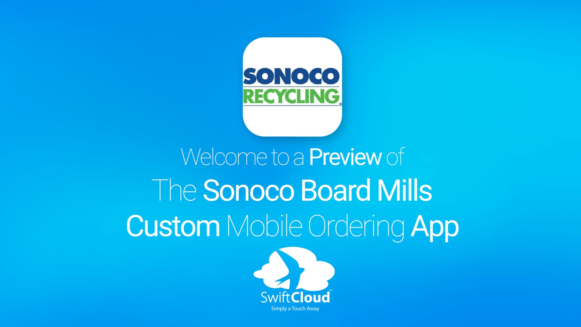 Sonoco Board Mills - Mobile App Preview - SON104W on Vimeo