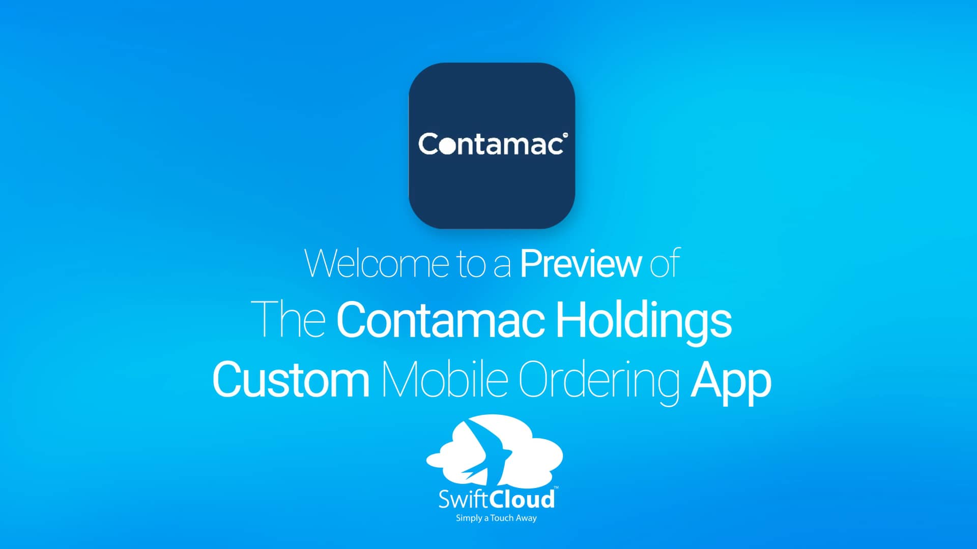 Contamac Holdings - Mobile App Preview - CON892W on Vimeo
