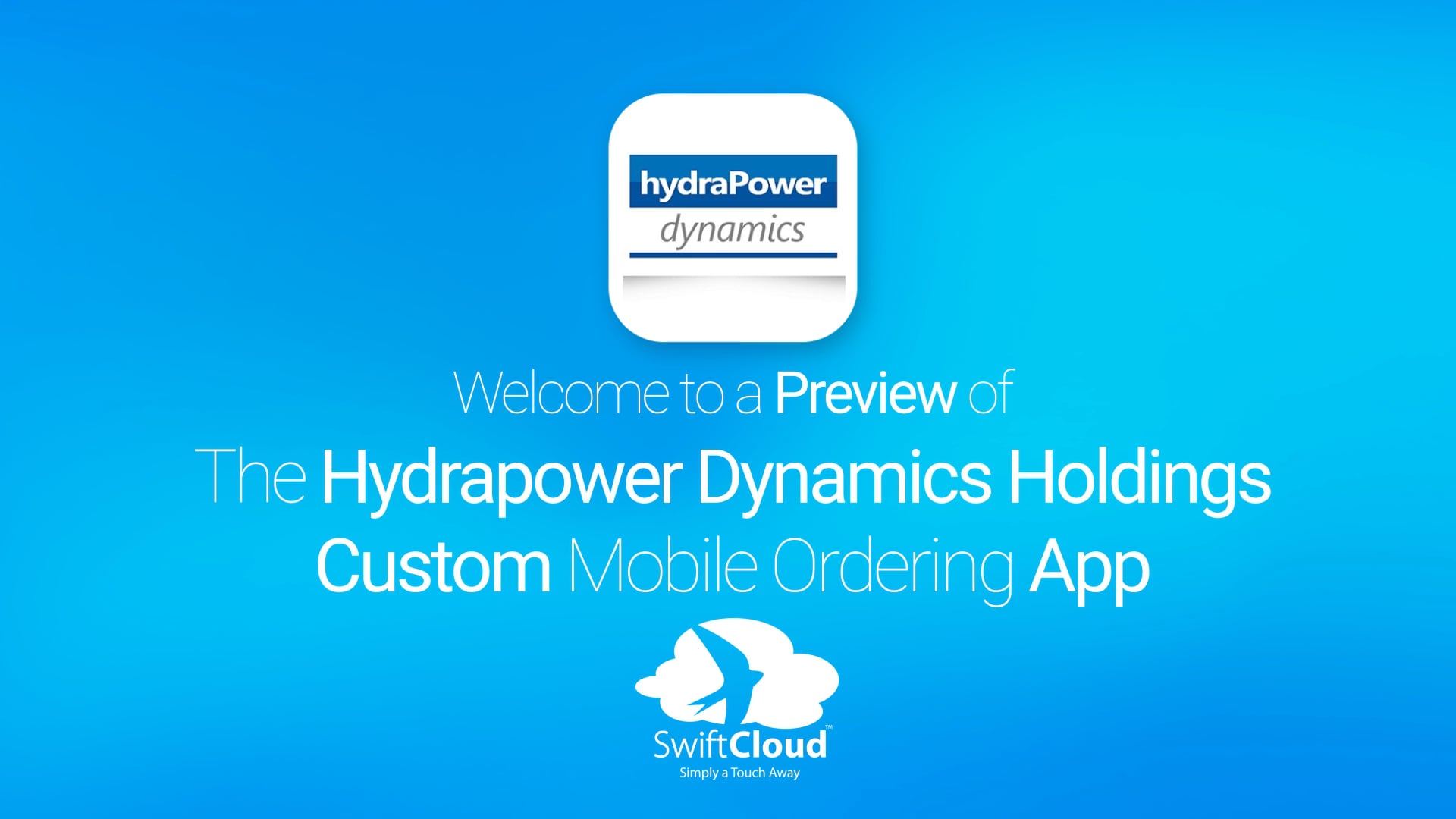 Hydrapower Dynamics Holdings - Mobile App Preview - HYD951W on Vimeo