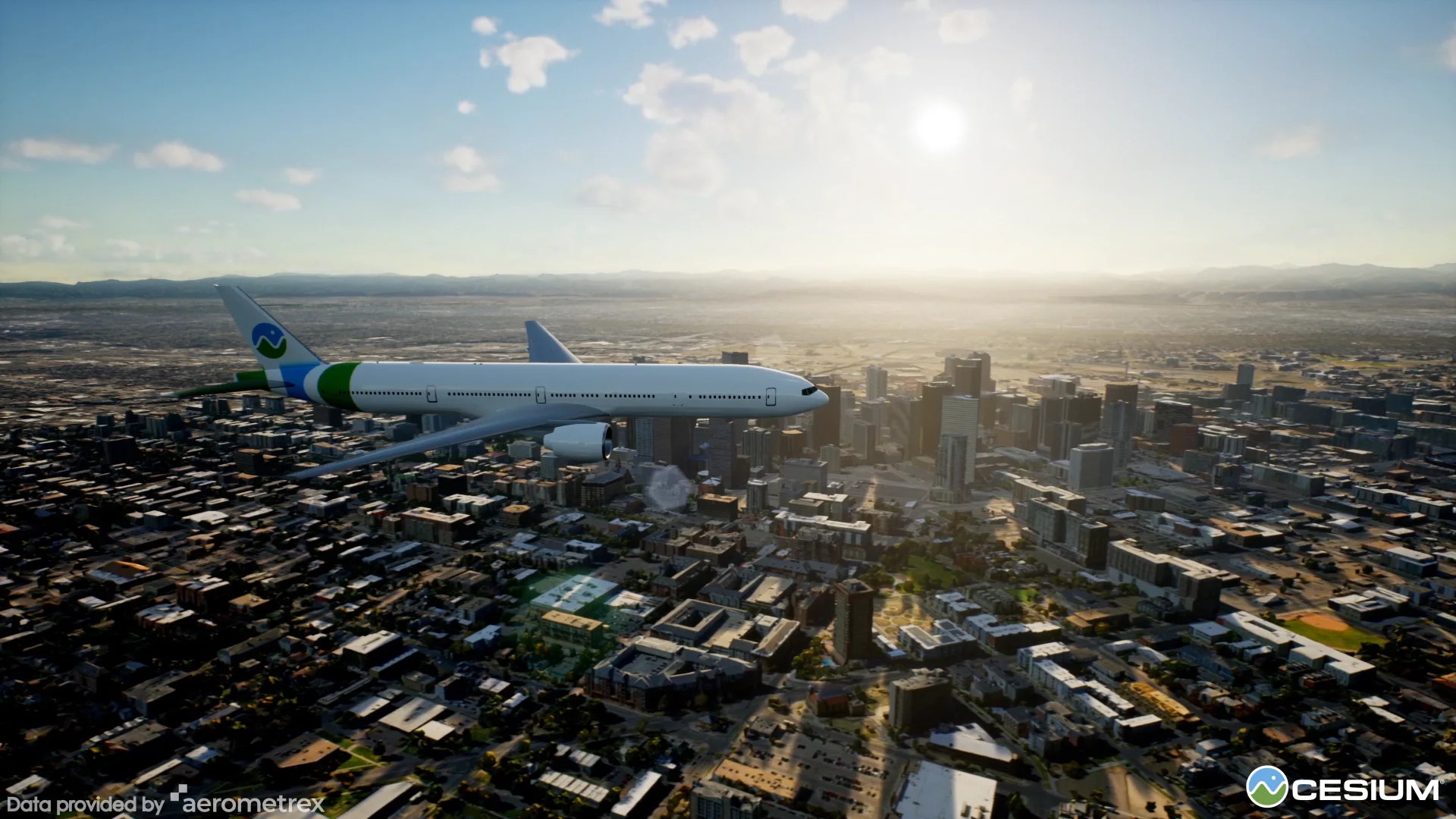 Plane over Denver on Vimeo
