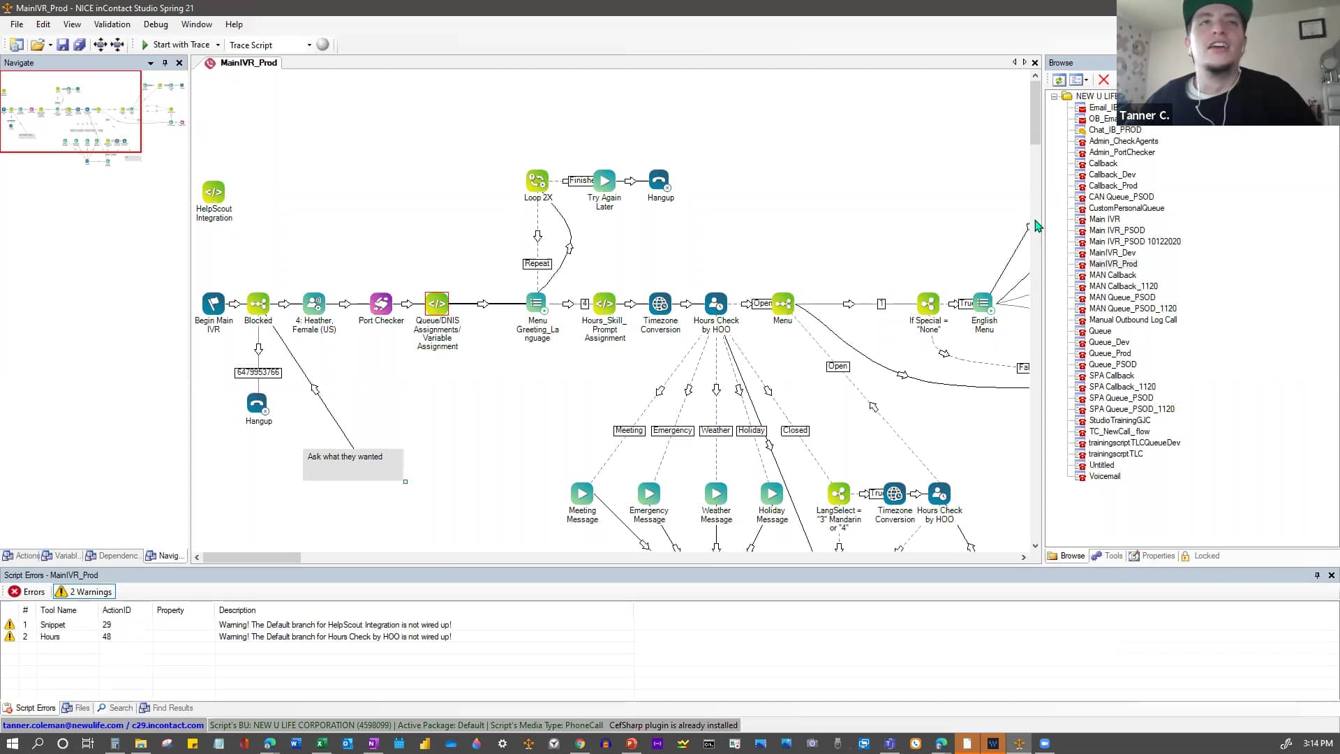 inContact / Ring Central Studio Training Ep.3 on Vimeo