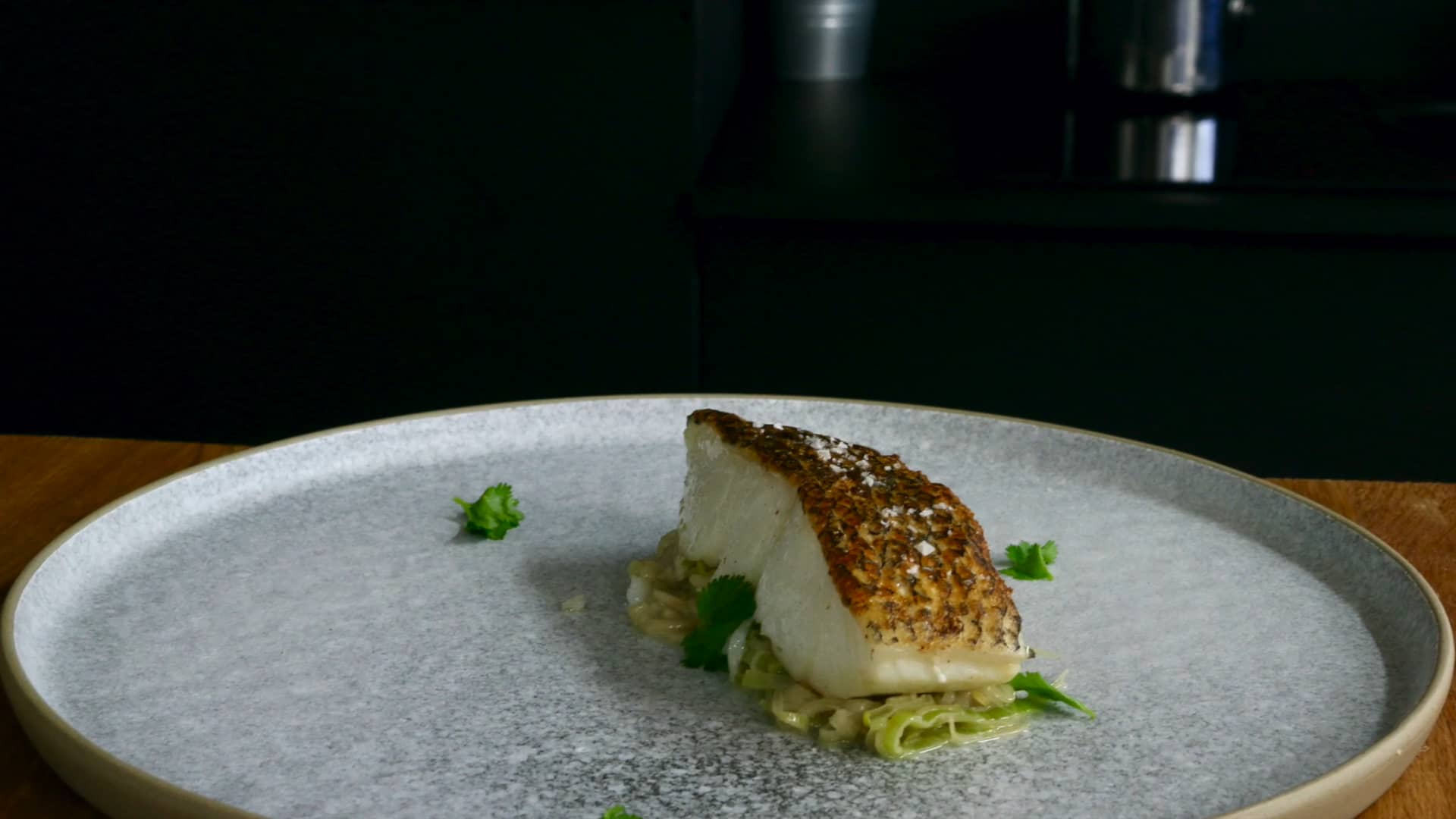 Sous Vide Toothfish, Leek, Onion and Coconut Relish on Vimeo