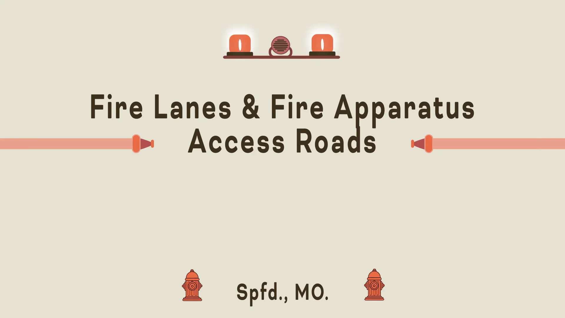 Fire Lanes & Fire Apparatus Access Roads
