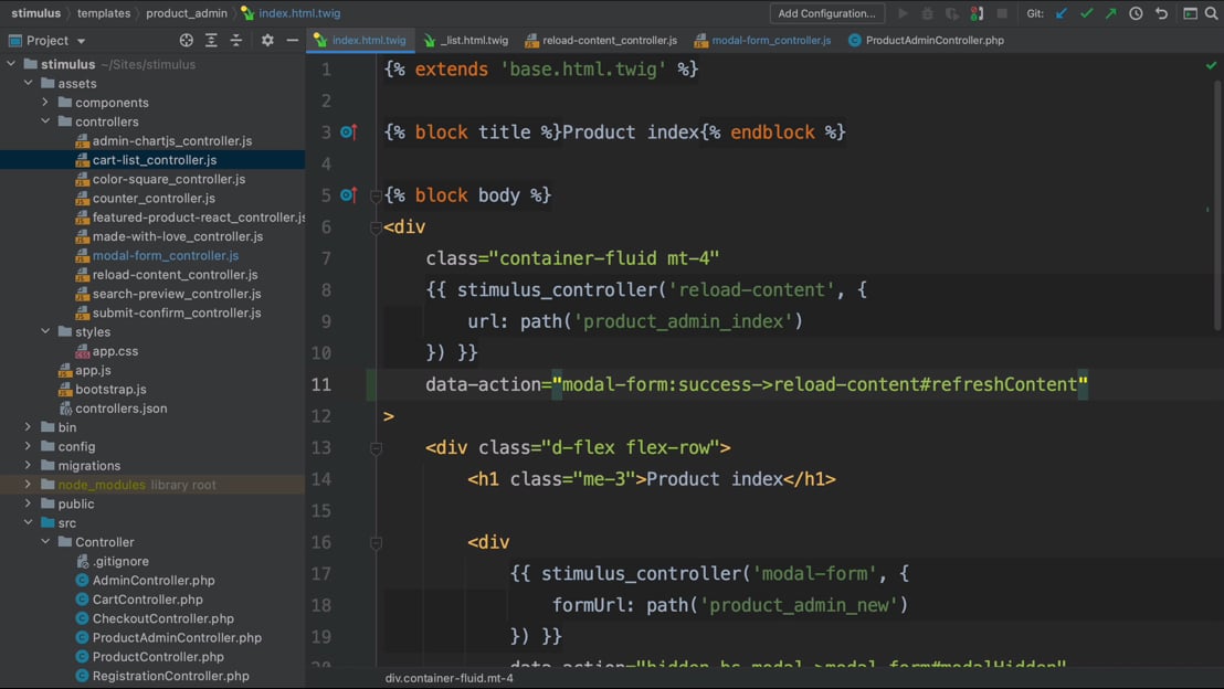 Dispatching an Event from modal-form > Symfony UX: Stimulus | SymfonyCasts