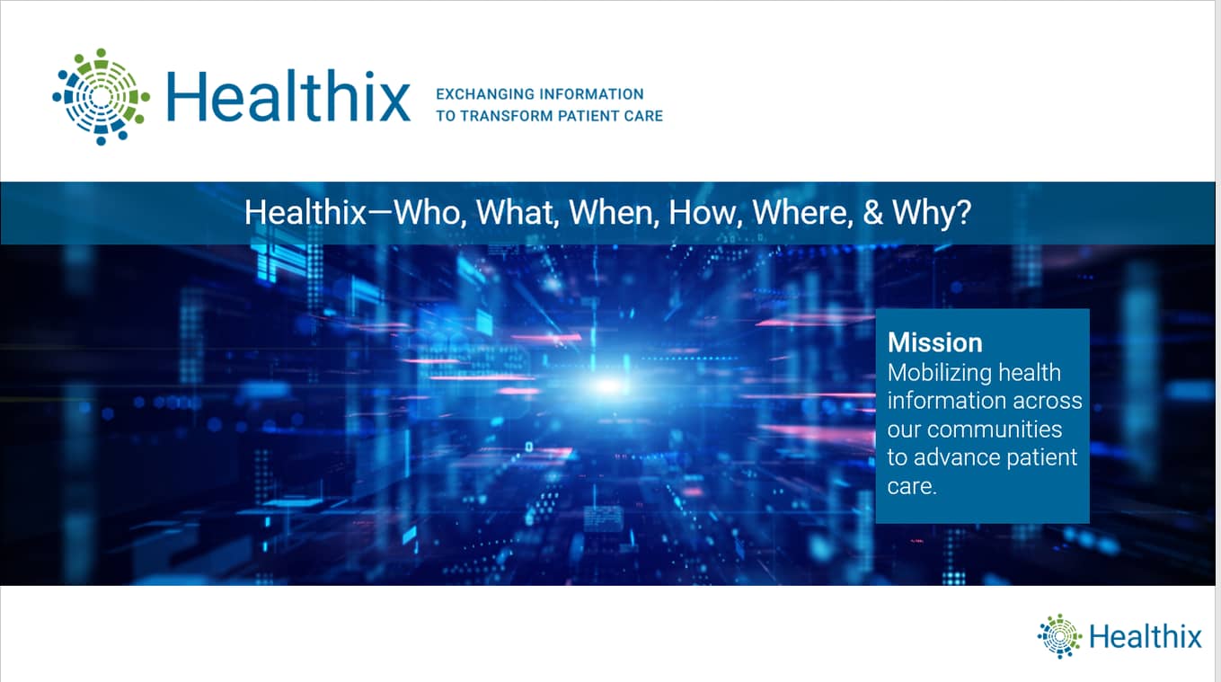 Overview of Healthix on Vimeo