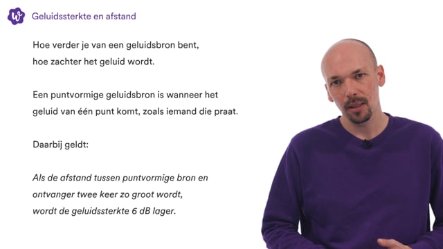 Geluidssterkte en afstand oefenen | StudyGo