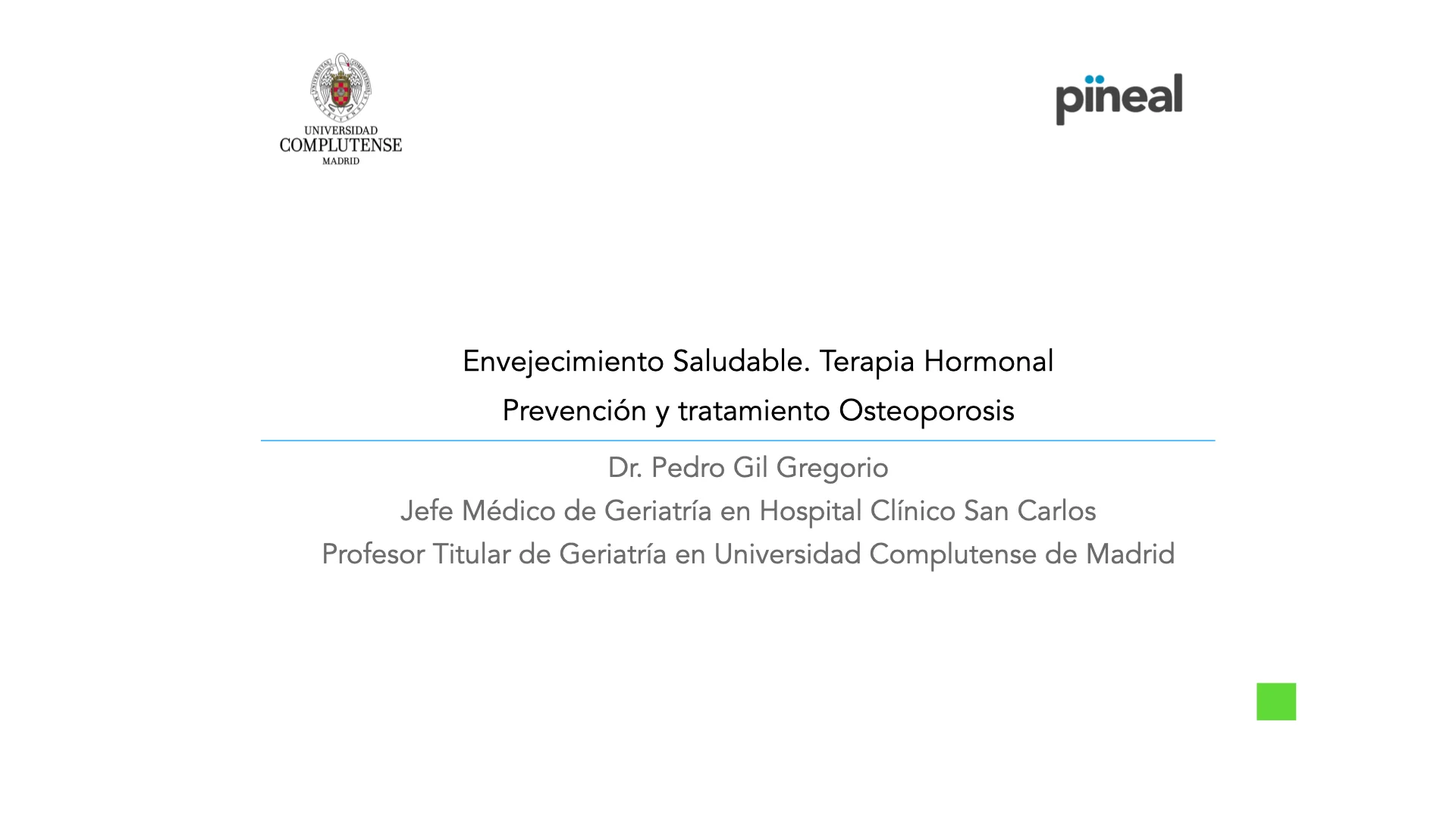 Módulo 6. Medicina Antienvejecimiento - Tema 46.2 Envejecimiento ...