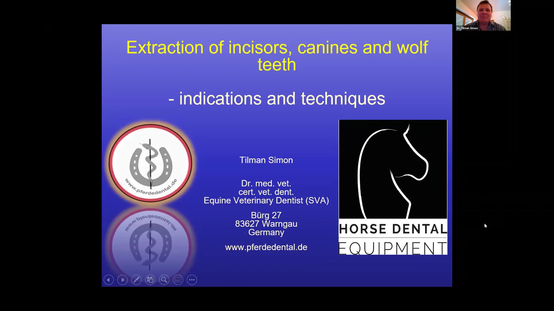 Watch Webinar HDE - Extraction of Incisors, wolf teeth and canines ...